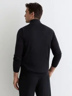 REISS Wool Zip-through Gilet
