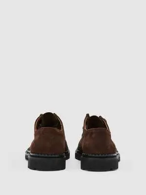 REISS Hatton Lace-up Moccasin Shoes