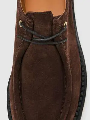 REISS Hatton Lace-up Moccasin Shoes
