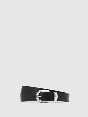 REISS Leather Western Belt