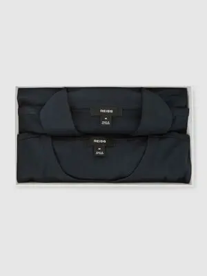 REISS Airwater-cotton T-shirt And Polo Shirt 2-pack