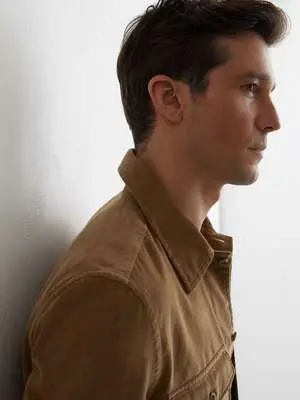 REISS Corduroy Twin-pocket Overshirt