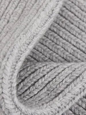 REISS Wool Blend Rib Knit Crew Socks - Grey