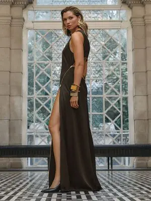 REISS Zipped Maxi Dress