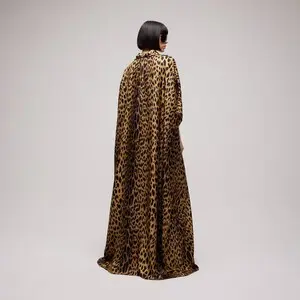 Gucci Gg Satin Shirt Dress, Size - Brown