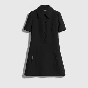 Gucci Floral Print Mini Dress With Ruffled Hem - Black