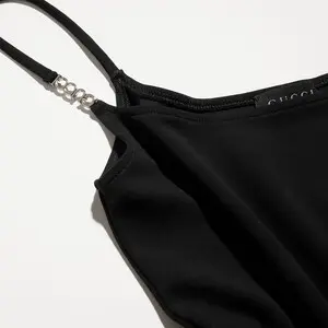 Gucci Square Neck Tank - Black
