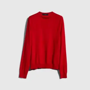 Gucci Fine Wool Top With Gg Crystal Embroidery - Red