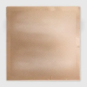 Gucci Gg Jacquard Silk Wool Shawl - Beige
