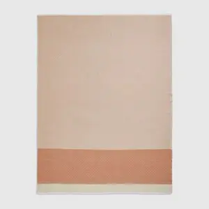Gucci Double G Silk Wool Shawl - Pink