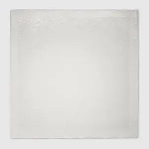 Gucci Gg Jacquard Silk Wool Shawl - White