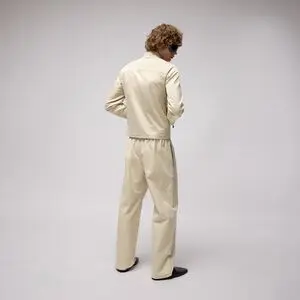 Gucci Gg Linen Blend Canvas Jacket, Size - Beige