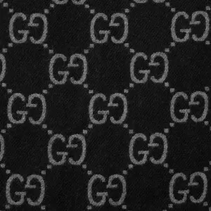 Gucci Gg Wool Jacquard Cape - Black