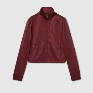 Gucci Gg Jacquard Trousers, Size - Bordeaux