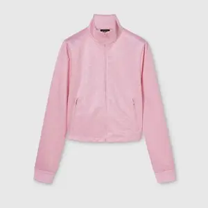 Gucci Gg Jacquard Zip Jacket - Pink