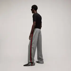 Gucci Gg Jersey Jacquard Trousers, Size - Grey