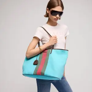 Gucci Horsebit 1955 Medium Shoulder Bag - Blue