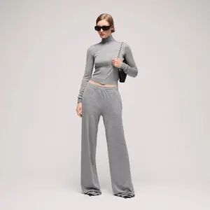 Gucci Peated Skirt With Striped Trim, Size - Grey