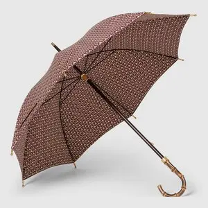 Gucci Horsebit Print Nylon Umbrella - Beige