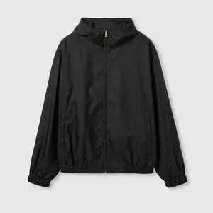 Gucci Reversible Gg Canvas Jacket, Size - Black