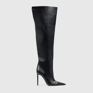 Gucci Boulevard Stiletto Boots - Black