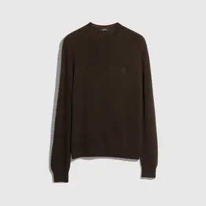 Gucci Silk Cotton Knit T-shirt With Intarsia - Brown