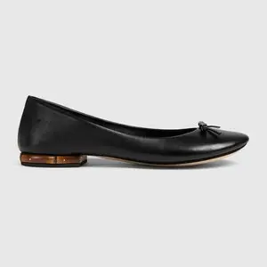 Gucci Horsebit Ballet Flats - Black