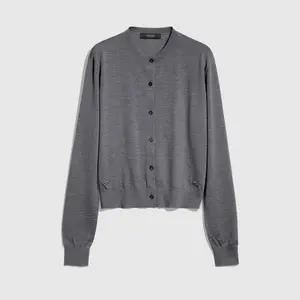Gucci Self-tie Cardigan With Striped Trim - Black