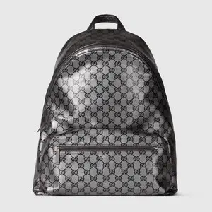 Gucci Gg Supreme Backpack - Silver