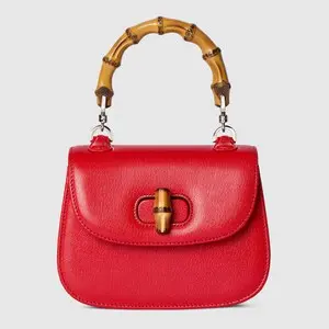 Gucci Ophidia Medium Top Handle Bag - Red
