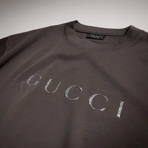 Gucci Printed Cotton Jersey T-shirt - Brown