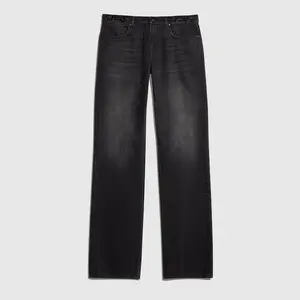 Gucci Slim Fit Cotton Denim Trousers - Black