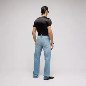 Gucci Slim Fit Cotton Denim Trousers, Size - Blue