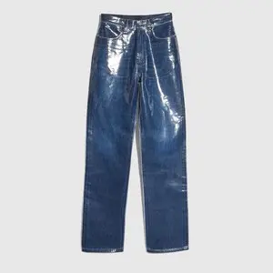 Gucci Slim Fit Cotton Denim Trousers - Blue