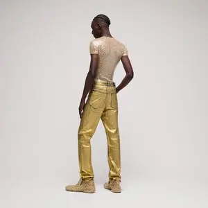 Gucci Slim Fit Cotton Denim Trousers - Blue