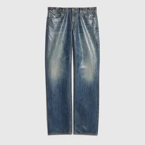Gucci Slim Fit Cotton Denim Trousers - Blue