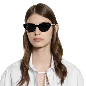 Gucci Round-frame Sunglasses - Black