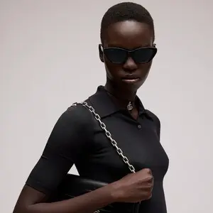 Gucci Cat Eye Acetate Sunglasses - Black