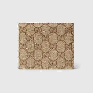 Gucci Gg Marmont Bi-fold Card Case Wallet - Beige