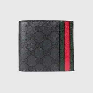 Gucci Gg Marmont Bi-fold Card Case Wallet - Black