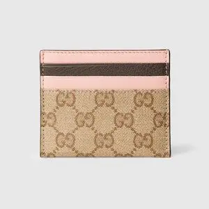 Gucci Gg Marmont Card Case - Beige