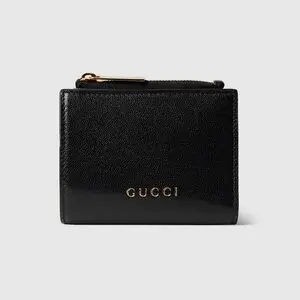 Gucci Bi-color Gg Marmont Small Wallet - Black