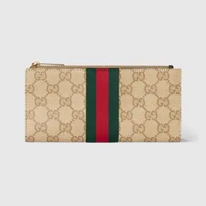 Gucci Long Wallet With Web
