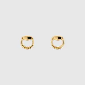 Gucci Interlocking 18k Stud Earrings - Gold