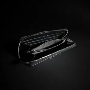 Gucci Gg Marmont Zip Around Wallet - Black