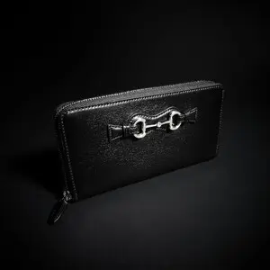 Gucci Gg Marmont Zip Around Wallet - Black