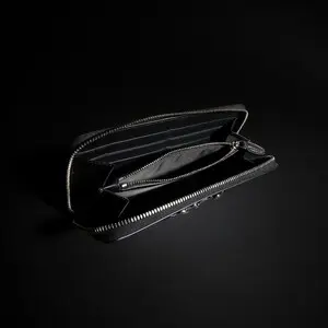 Gucci Gg Marmont Zip Around Wallet - Black