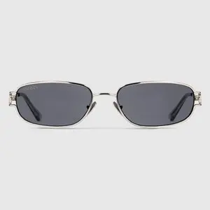 GUCCI Gucci Frameless Oval Sunglasses With Horsebit Detail