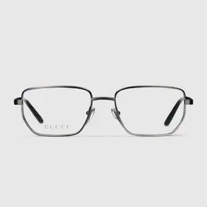Gucci Rectangular Frame Sunglasses - Black