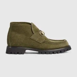 Gucci Horsebit Ankle Boots - Green